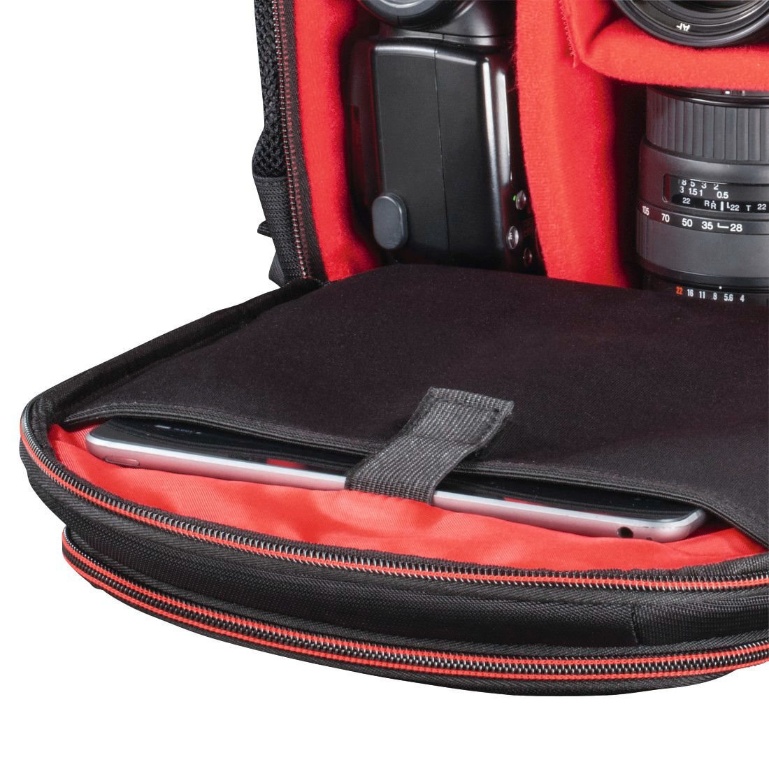 Buy Hama Miami Camera Backpack 150 black/red at Lowest Price in India ...