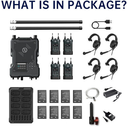 Buy Hollyland Solidcom M1 Full-Duplex Wireless Intercom Solution (4 Beltpacks) at Lowest Price ...