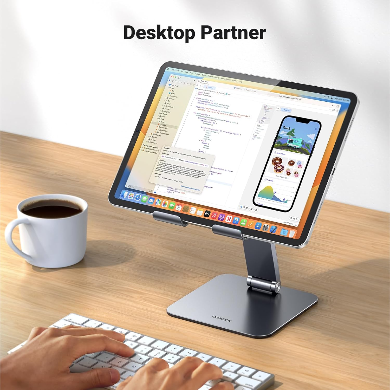 Ugreen LP134 Foldable Metal Tablet Stand Lowest Price in India ...