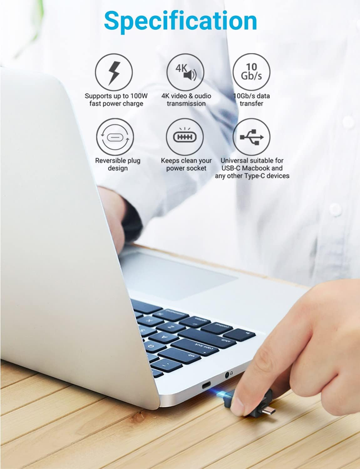 Ugreen 2 In 1 Adapter Micro Usb Male + Usb Type C Male To Usb 3.0 ...