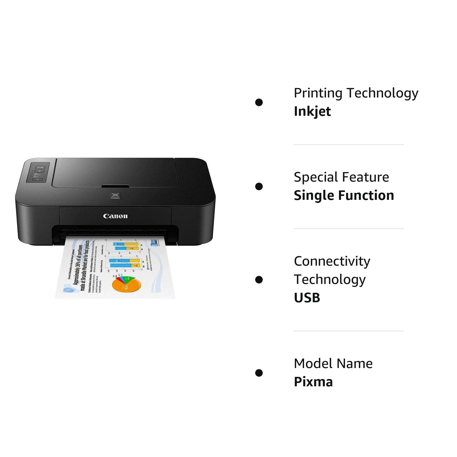Canon Pixma TS207 Single Function Inkjet Printer Lowest Price in India | IMASTUDENT.COM