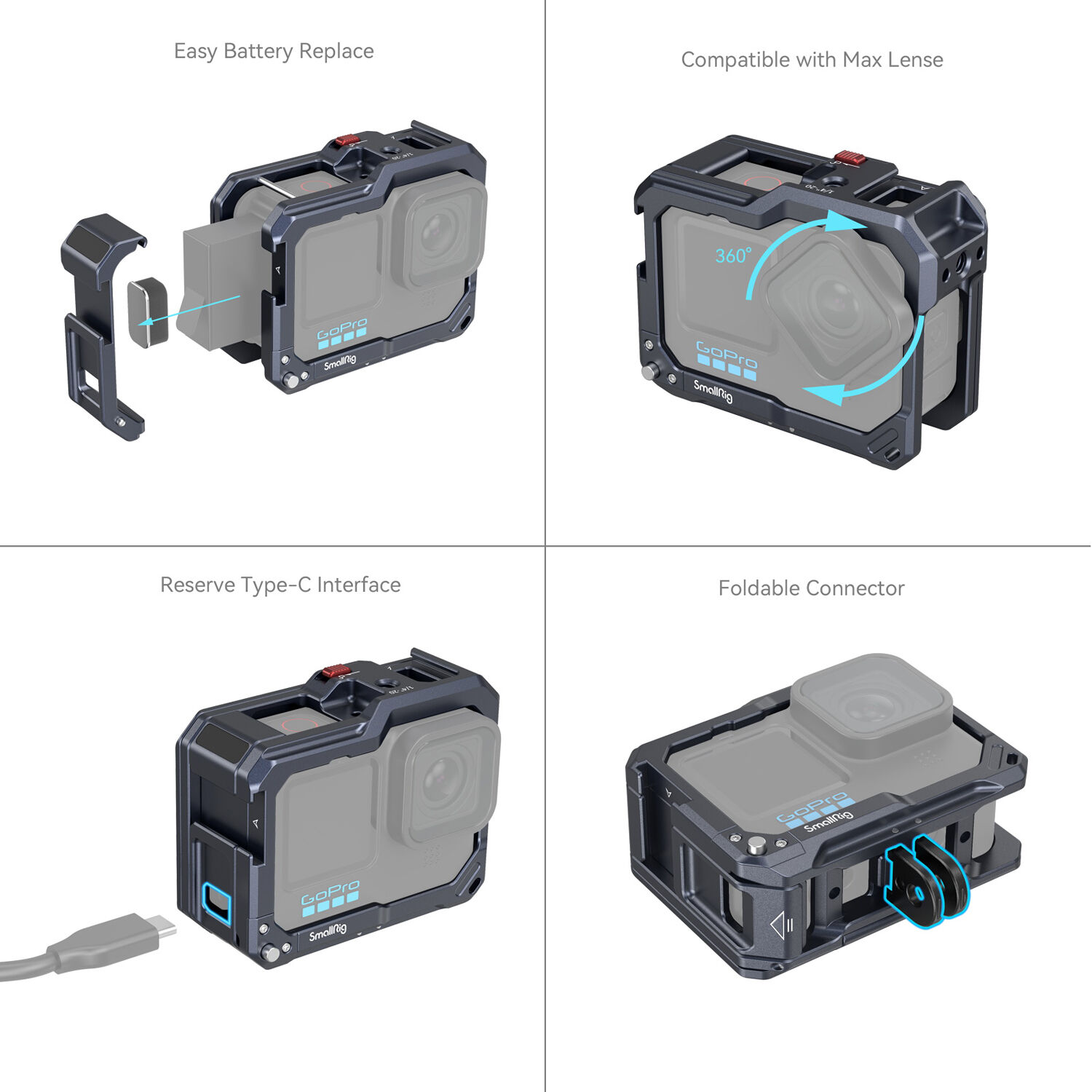 SmallRig 3084C Camera Cage for GoPro HERO 12/11/10/9 Lowest Price in ...