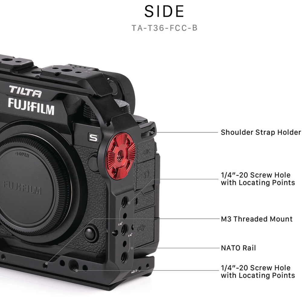 Tilta Full Camera Cage for FUJIFILM X-H2S/X-H2 Black Lowest Price in India | IMASTUDENT.COM