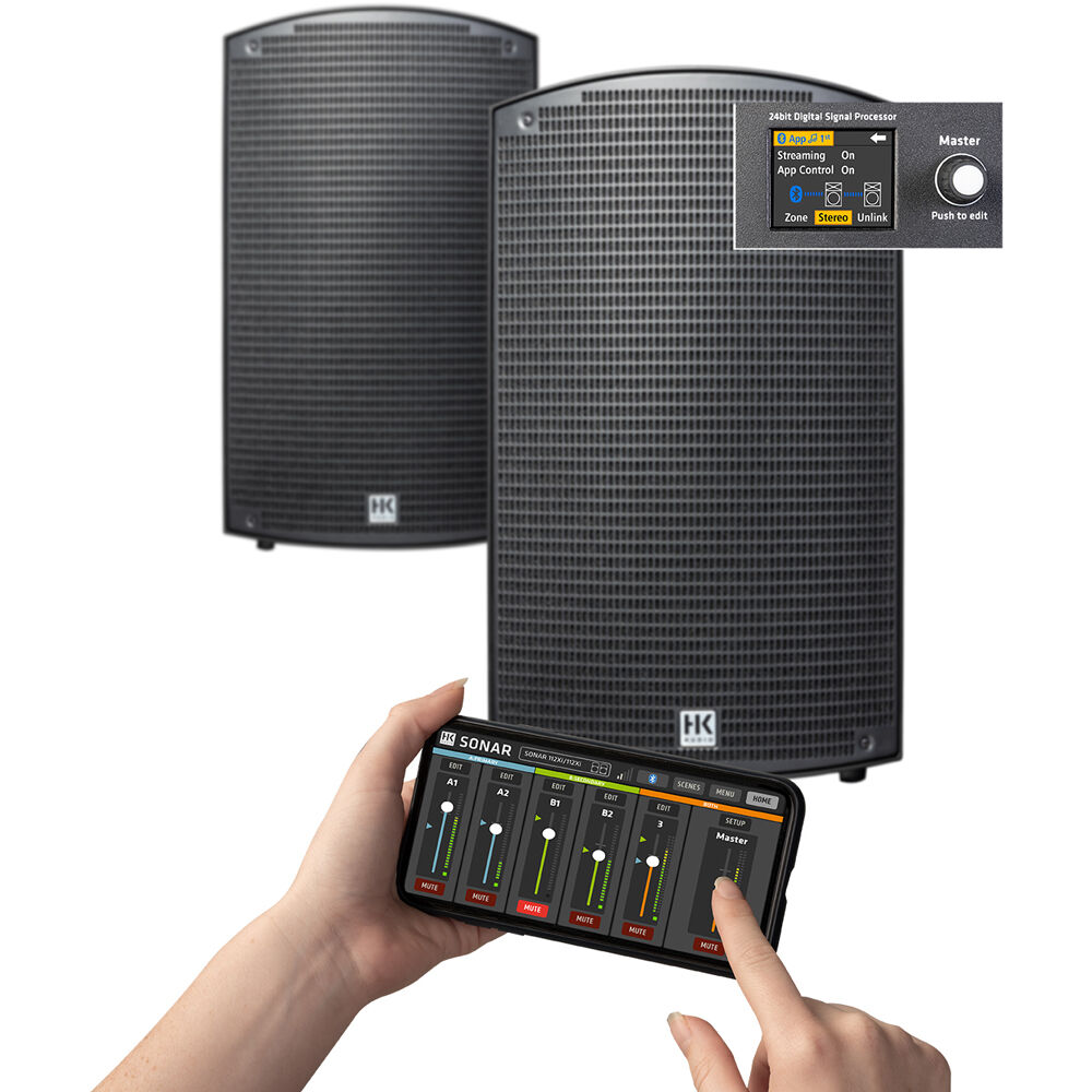 HK AUDIO SONAR 112 Xi 2-Way 1200W 12" Powered Speaker Lowest Price in India | IMASTUDENT.COM