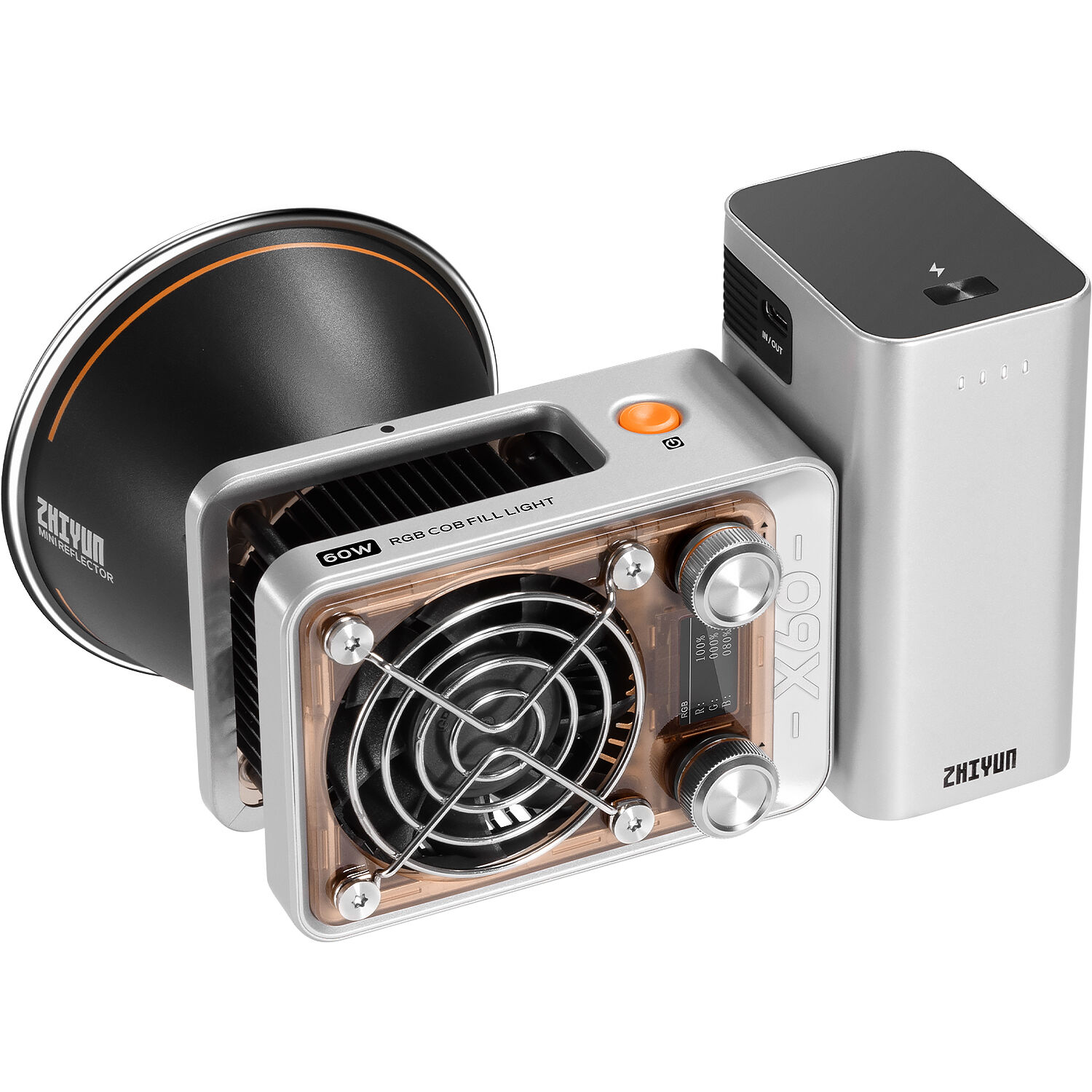 Zhiyun MOLUS X60 RGB LED Monolight Combo Kit Combo Kit Lowest Price in India | IMASTUDENT.COM