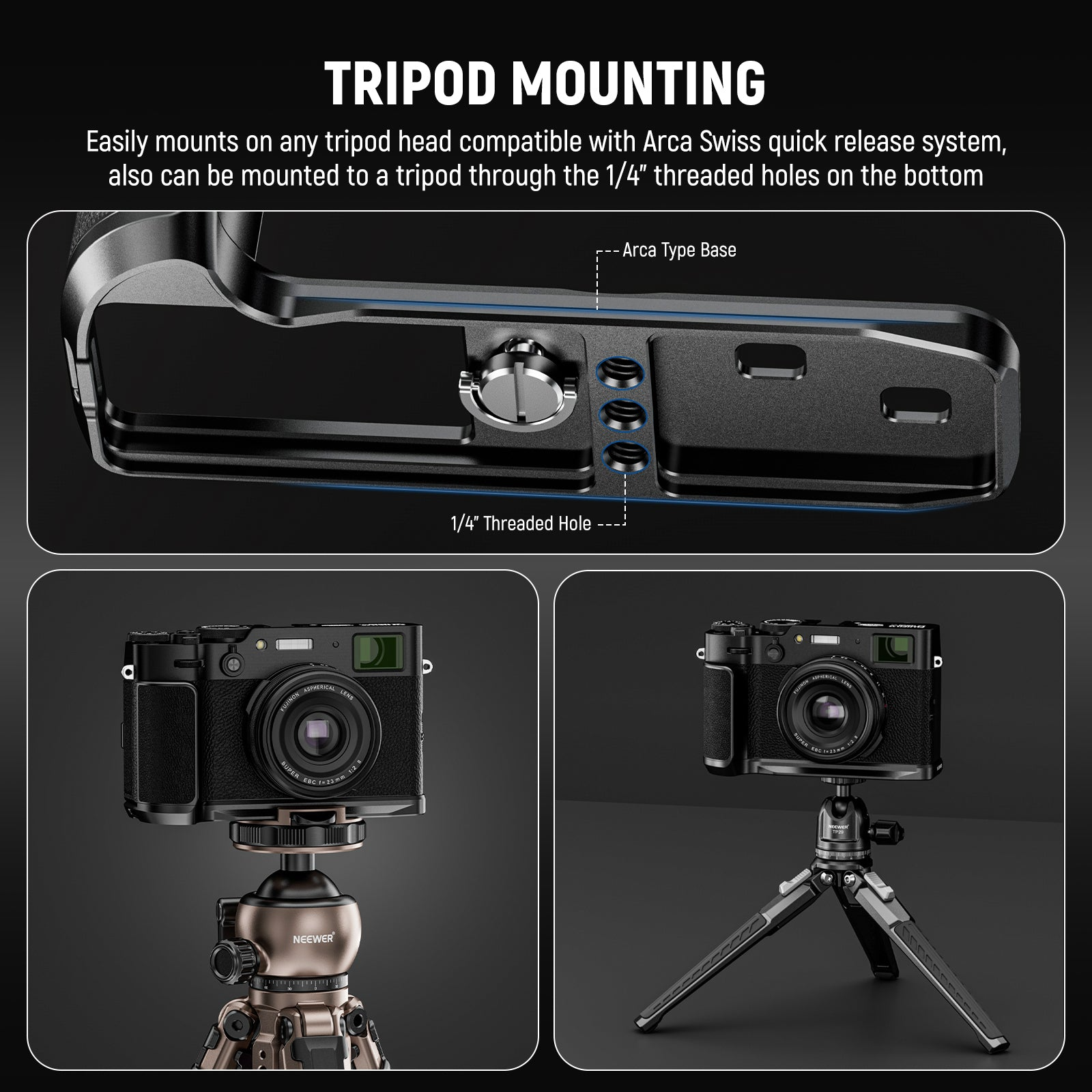 Buy NEEWER CA084 Baseplate for Fujifilm X100VI and X100V at Lowest Price in India | IMASTUDENT.COM