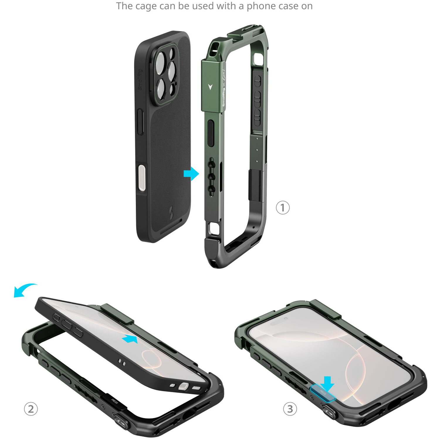 SmallRig 5001 X Brandon Li Mobile Video Kit For iPhone 16 Pro Max ...