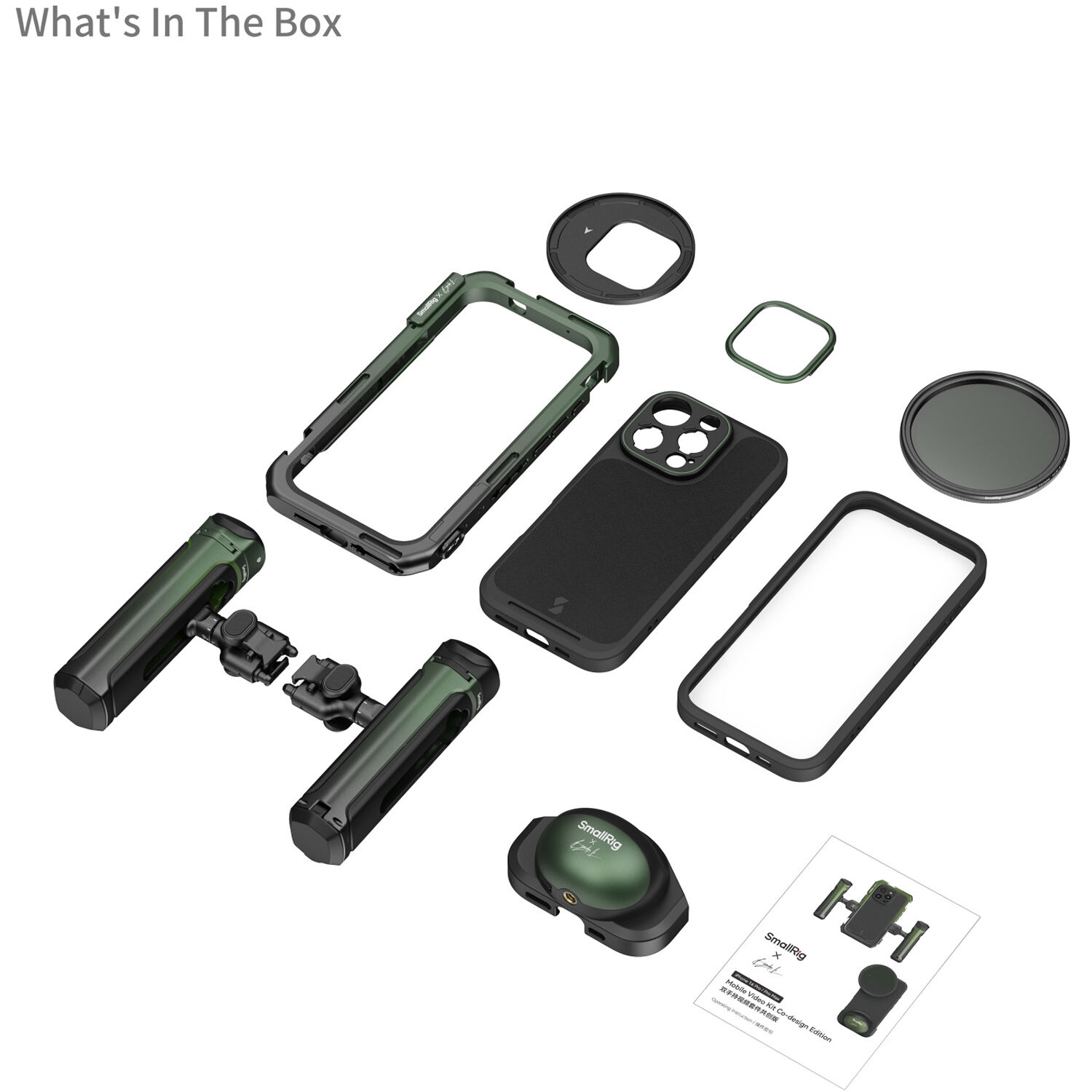 SmallRig 5001 X Brandon Li Mobile Video Kit For iPhone 16 Pro Max ...