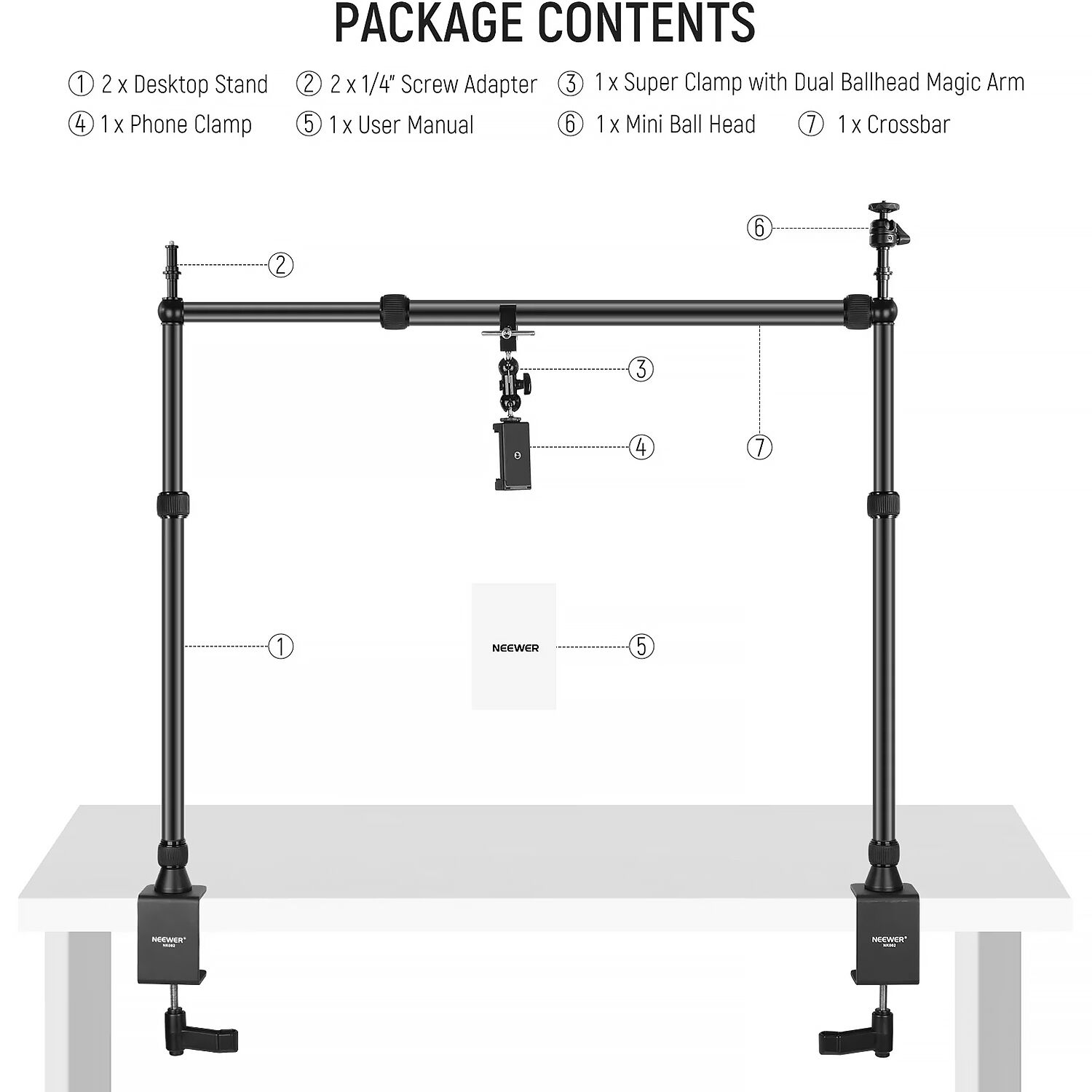 Neewer NK002 Overhead Camera Mount Rig at Lowest Price in India ...